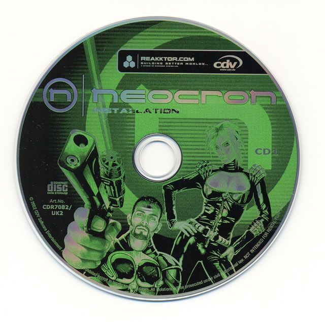 Neocron cover or packaging material - MobyGames