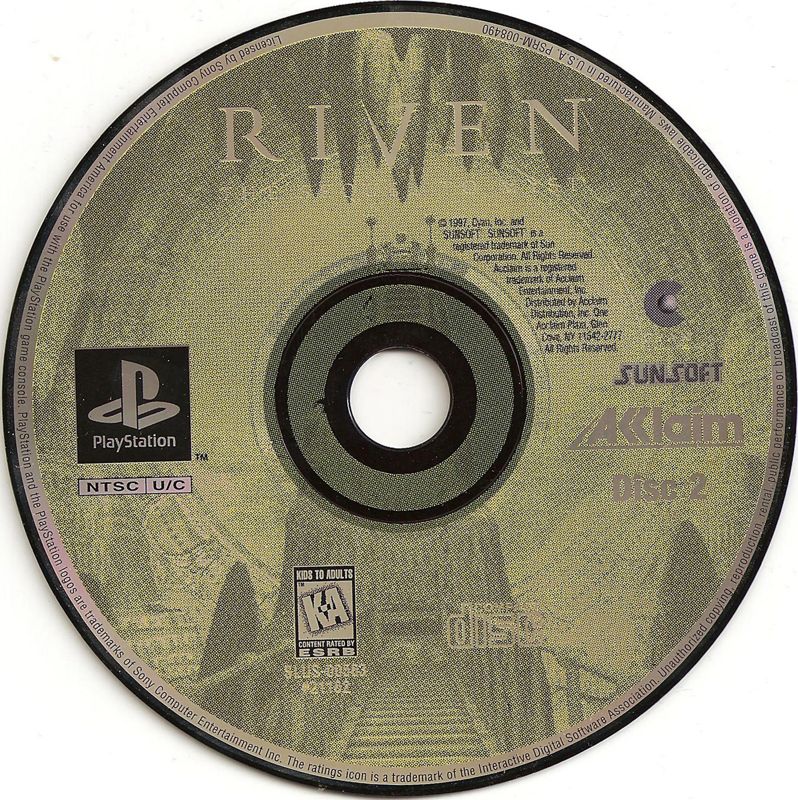 Riven: The Sequel to Myst cover or packaging material - MobyGames