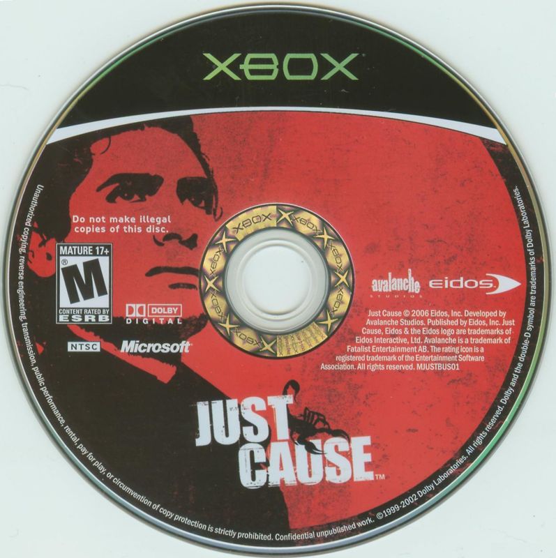 Just Cause cover or packaging material - MobyGames