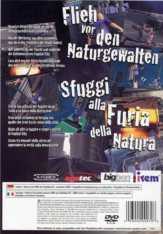 Disaster Report cover or packaging material - MobyGames