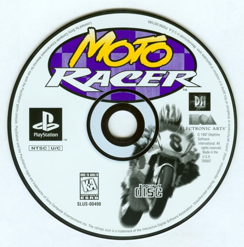 Moto Racer cover or packaging material - MobyGames