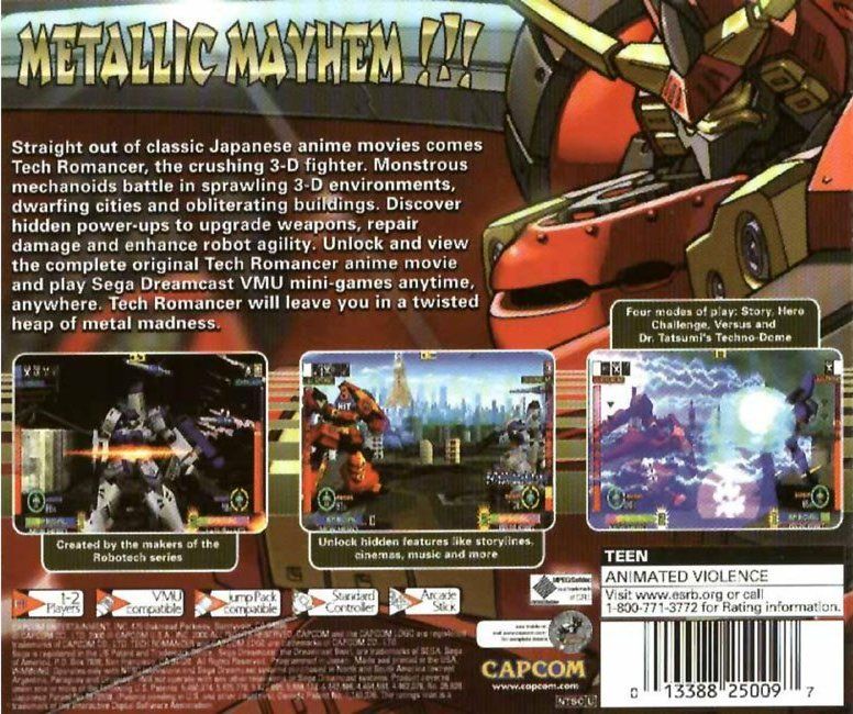 Tech Romancer cover or packaging material - MobyGames