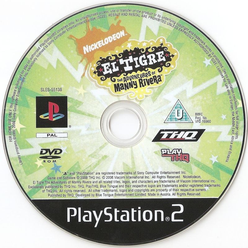 El Tigre: The Adventures of Manny Rivera cover or packaging material ...