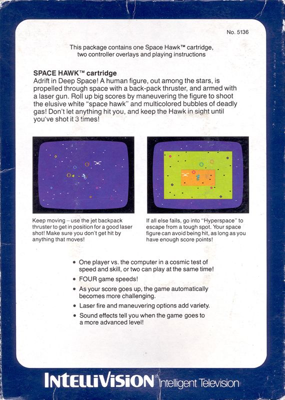 Space Hawk cover or packaging material - MobyGames