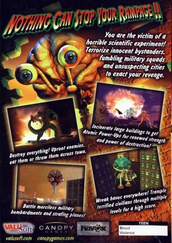 I was an Atomic Mutant! cover or packaging material - MobyGames