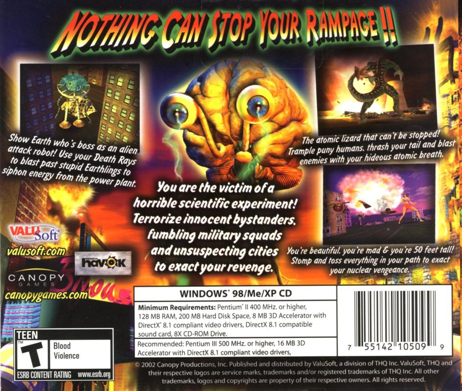 I was an Atomic Mutant! cover or packaging material - MobyGames