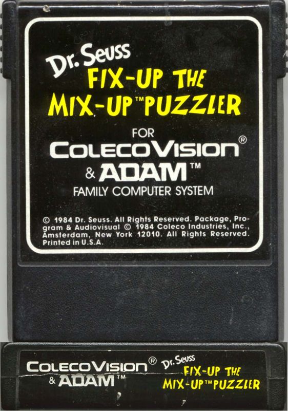 Dr. Seuss's Fix-Up the Mix-Up Puzzler cover or packaging material ...