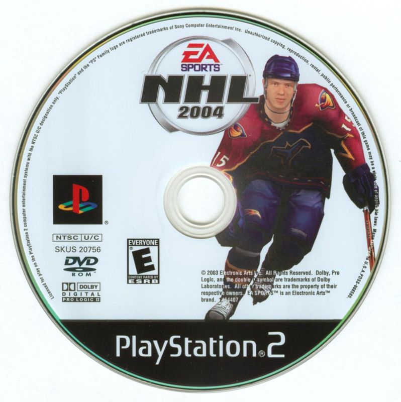 NHL 2004 cover or packaging material - MobyGames