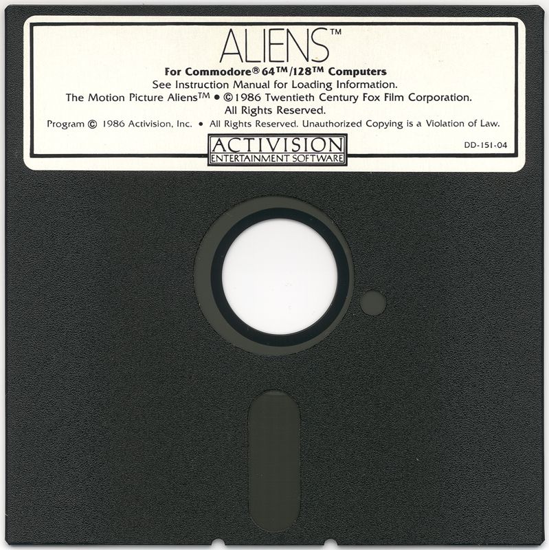 Aliens: The Computer Game cover or packaging material - MobyGames