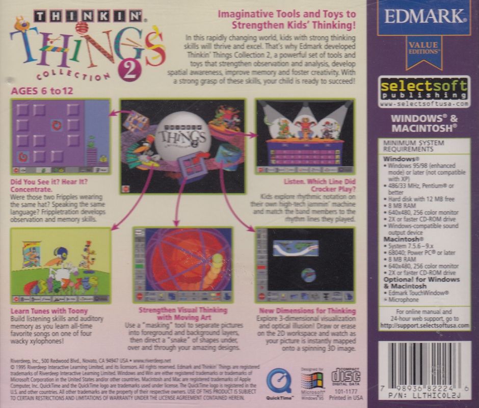 Thinkin' Things Collection 2 cover or packaging material - MobyGames