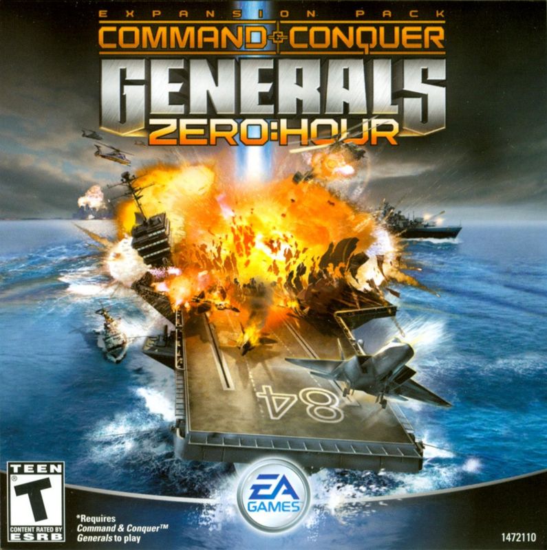 Command & Conquer: Generals - Zero:Hour cover or packaging material - MobyGames