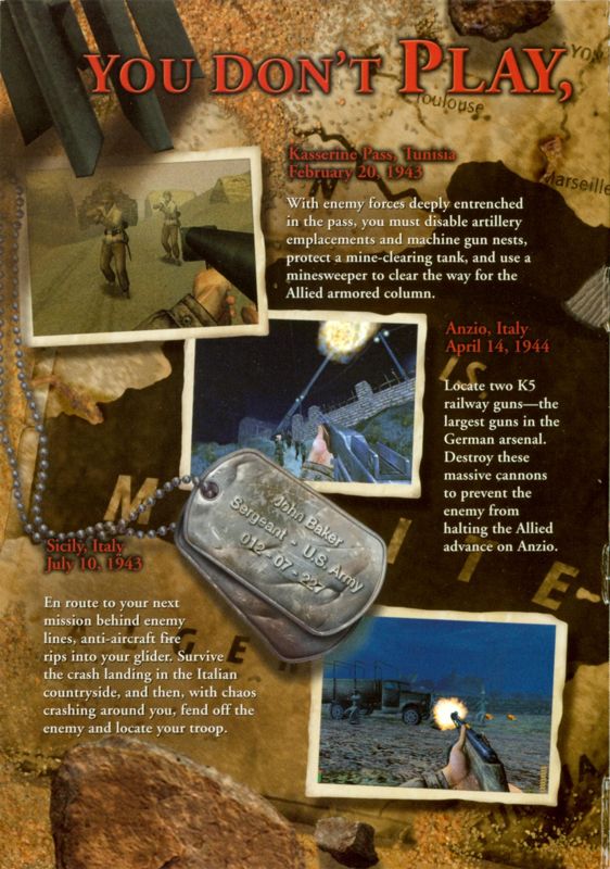 Medal of Honor: Allied Assault - Breakthrough cover or packaging ...