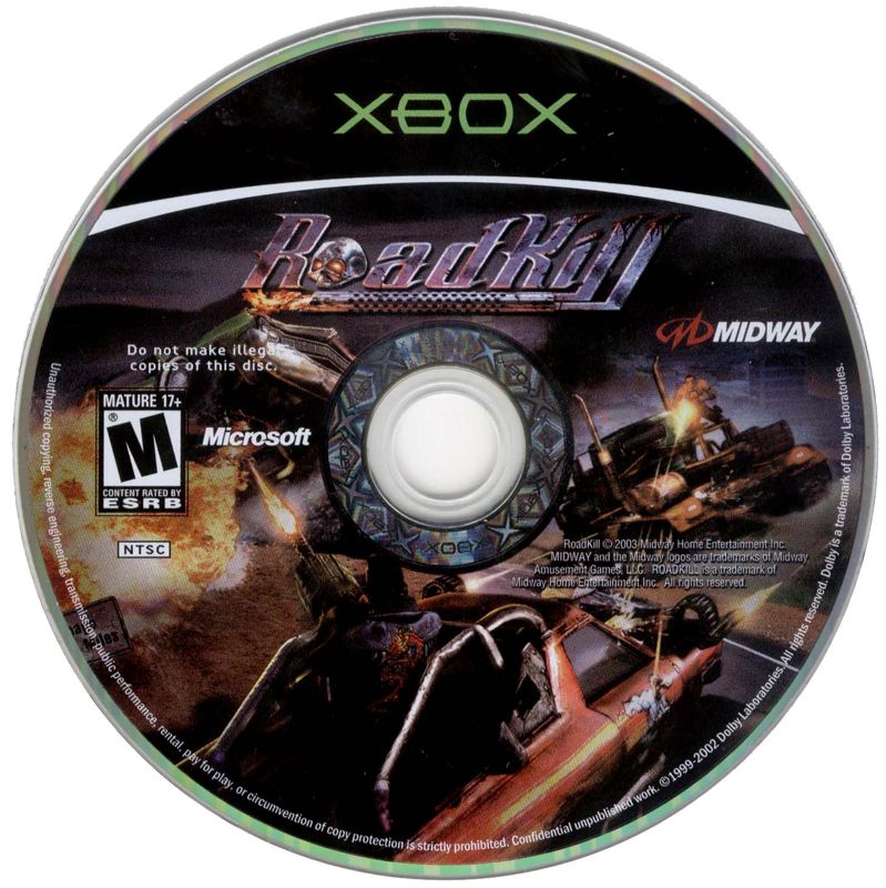 RoadKill cover or packaging material - MobyGames