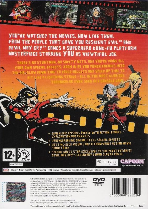 Viewtiful Joe cover or packaging material - MobyGames