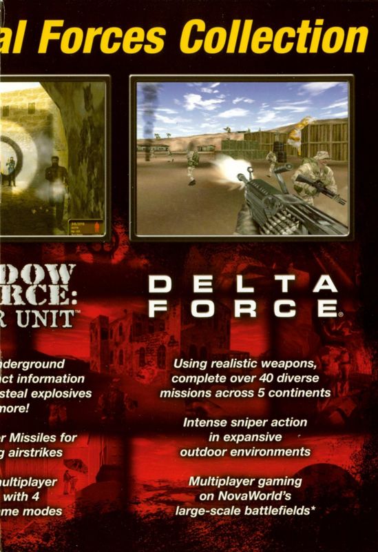 Special Forces Pack cover or packaging material - MobyGames