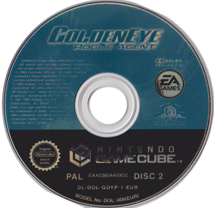 GoldenEye: Rogue Agent cover or packaging material - MobyGames