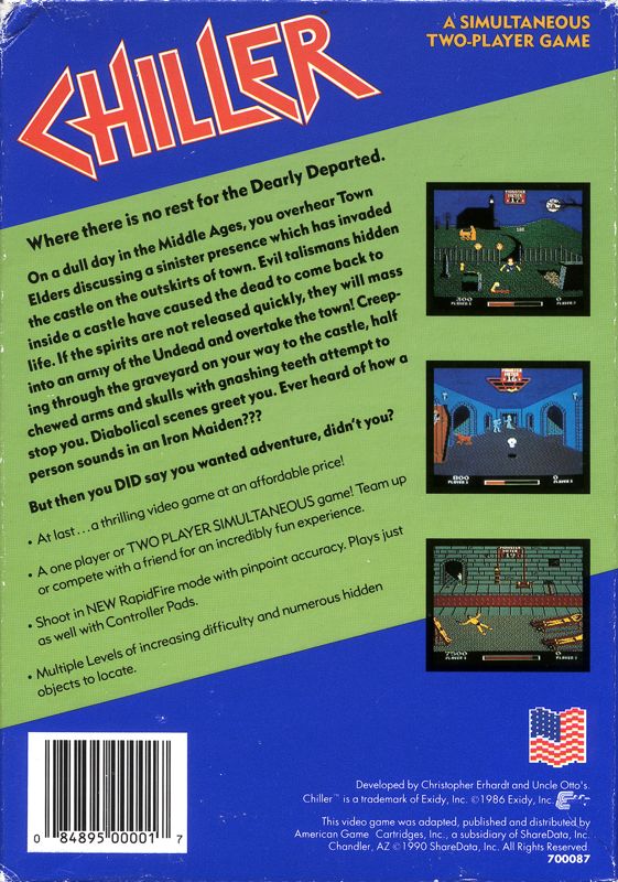 Chiller cover or packaging material - MobyGames