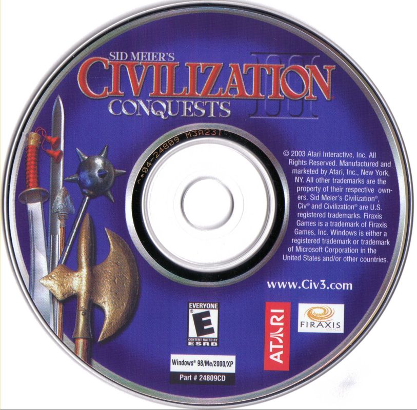 Sid Meier's Civilization III: Conquests cover or packaging material ...