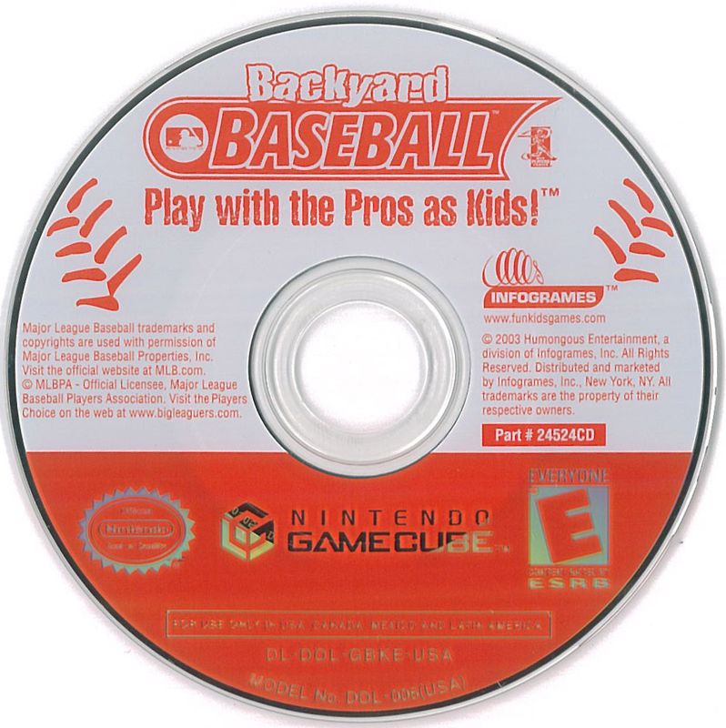 Backyard Baseball cover or packaging material - MobyGames