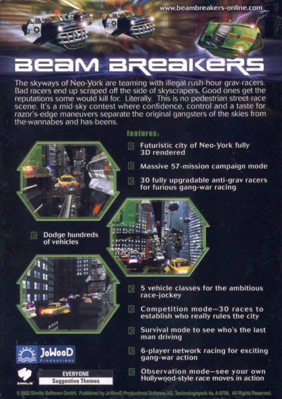 Beam Breakers cover or packaging material - MobyGames