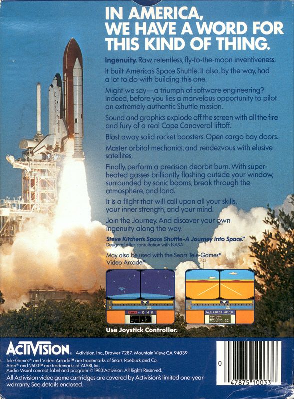 Space Shuttle: A Journey into Space cover or packaging material - MobyGames