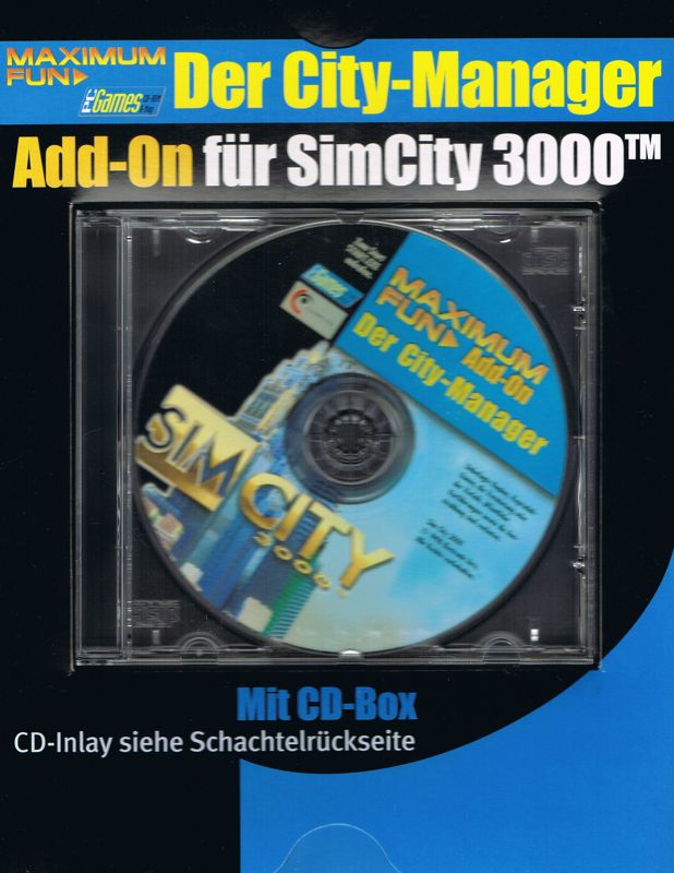 SimCity 3000: Der City-Manager cover or packaging material - MobyGames
