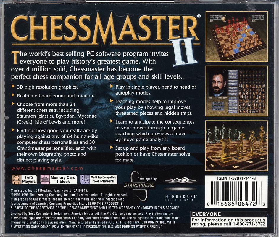Chessmaster II cover or packaging material - MobyGames