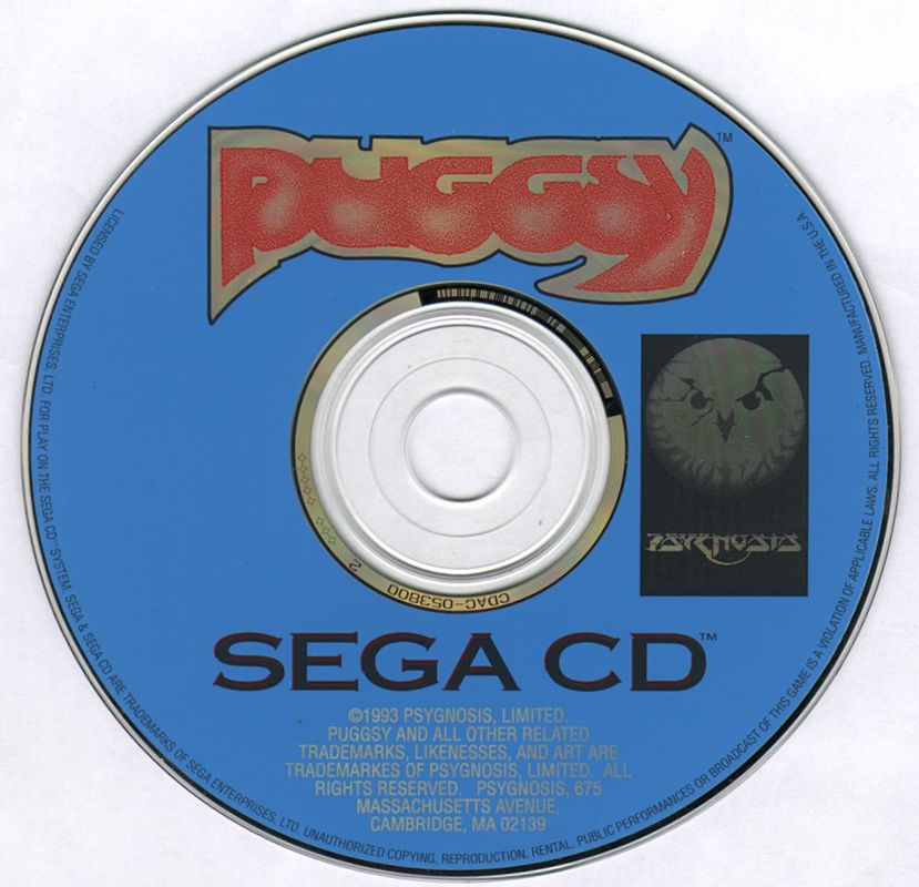 Puggsy cover or packaging material - MobyGames