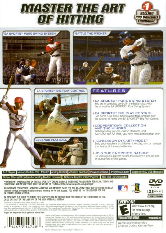 MVP Baseball 2004 cover or packaging material - MobyGames
