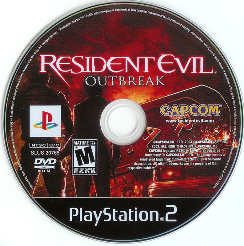 Resident Evil: Outbreak cover or packaging material - MobyGames