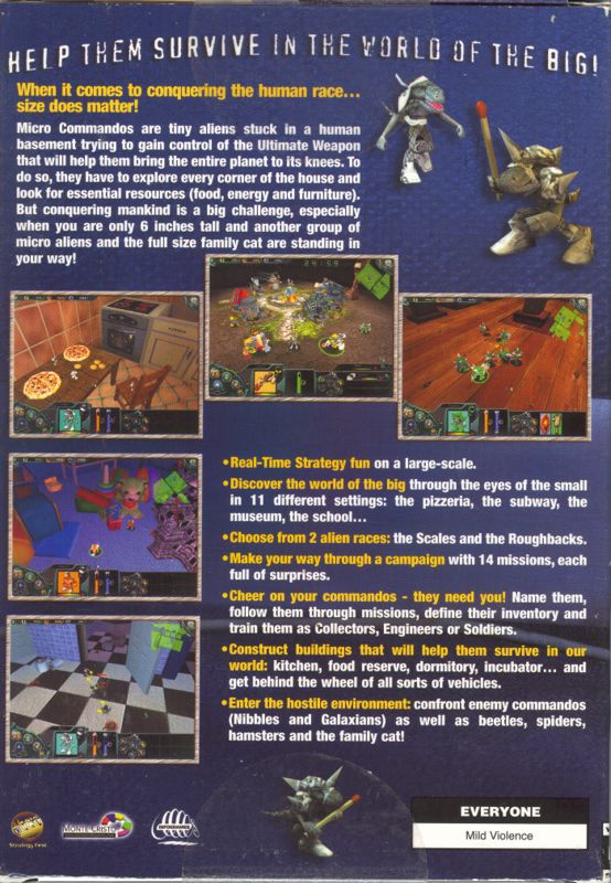 Micro Commandos cover or packaging material - MobyGames