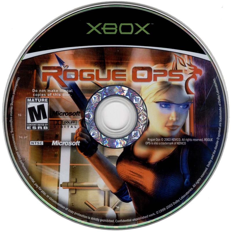 Rogue Ops cover or packaging material - MobyGames