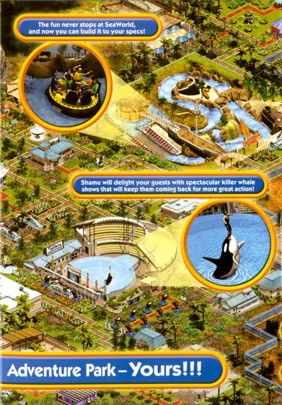 SeaWorld Adventure Parks Tycoon cover or packaging material - MobyGames