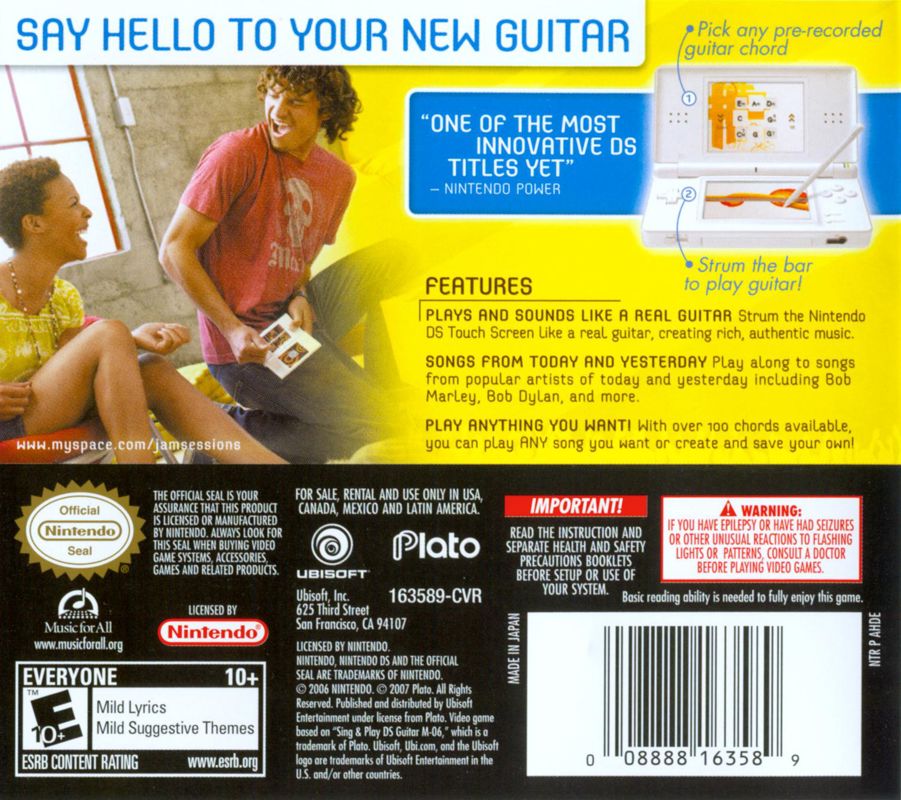 Jam Sessions cover or packaging material - MobyGames