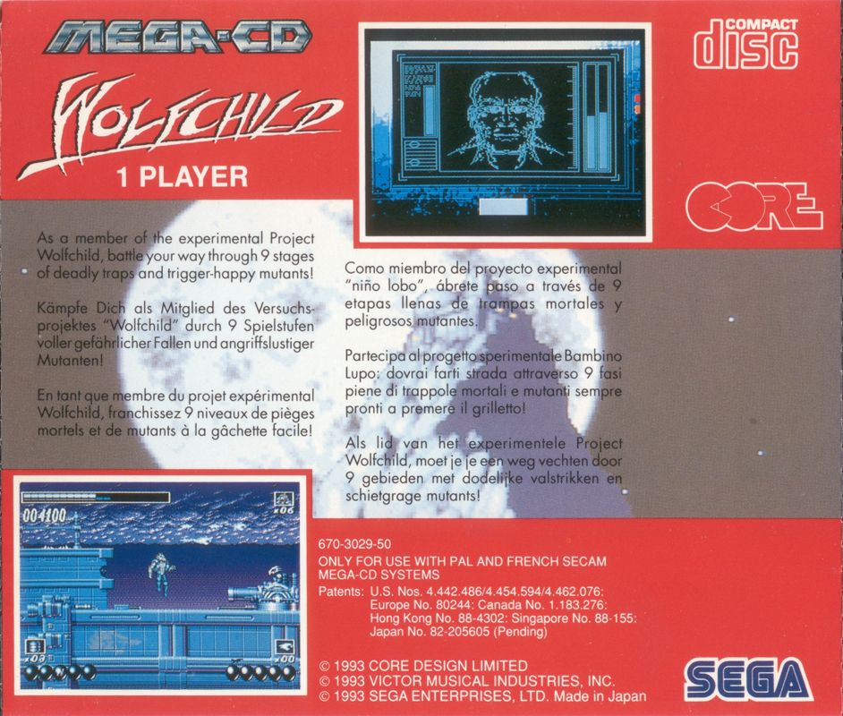 Wolfchild cover or packaging material - MobyGames