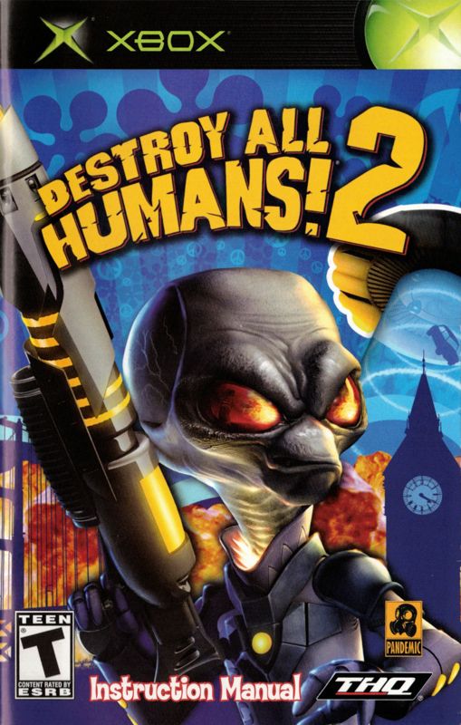 Destroy All Humans! 2 cover or packaging material - MobyGames