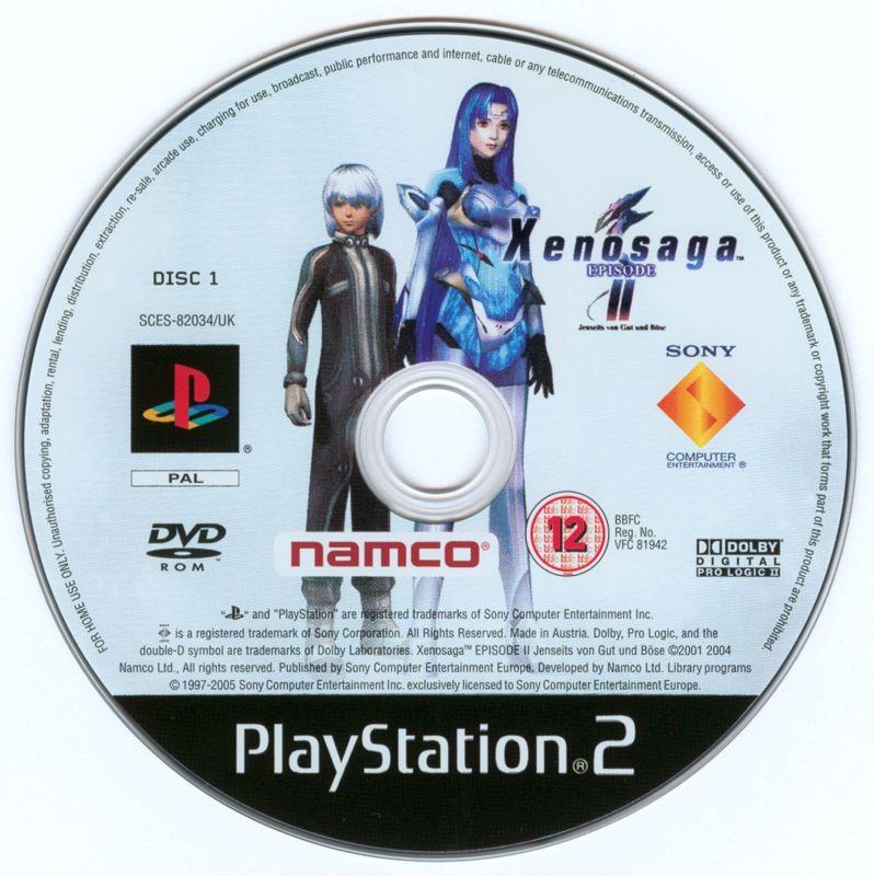 Xenosaga: Episode II - Jenseits von Gut und Böse cover or packaging ...