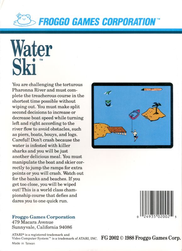 Water Ski cover or packaging material - MobyGames