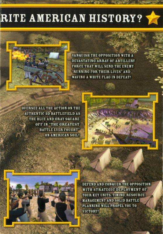 The History Channel: Civil War - Great Battles cover or packaging ...