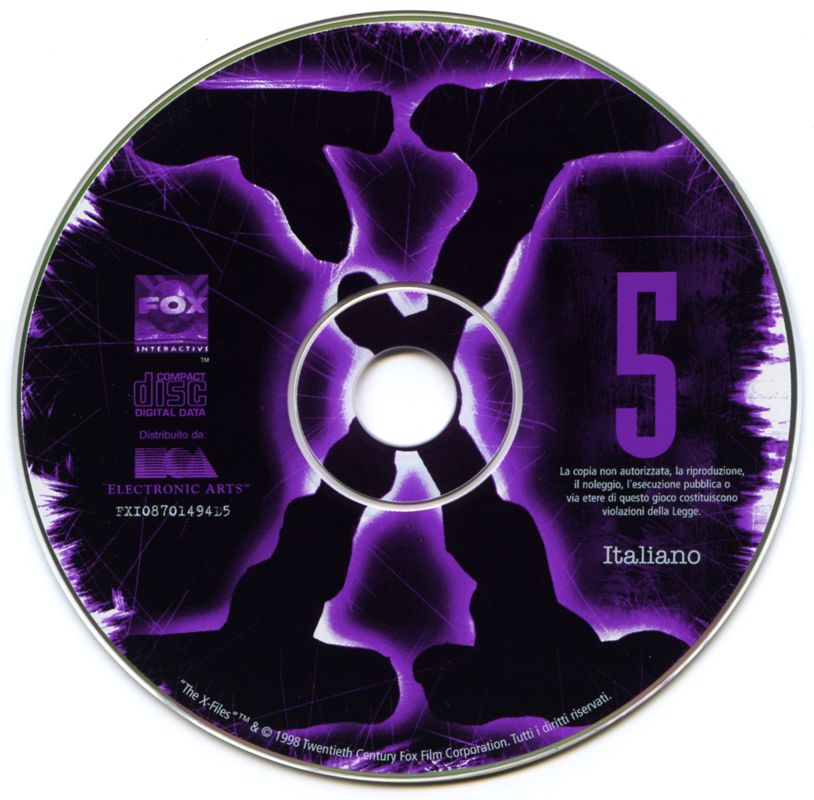 The X-Files Game cover or packaging material - MobyGames