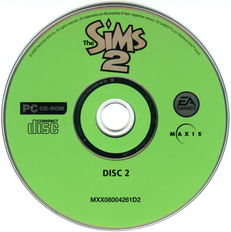 The Sims 2 cover or packaging material - MobyGames