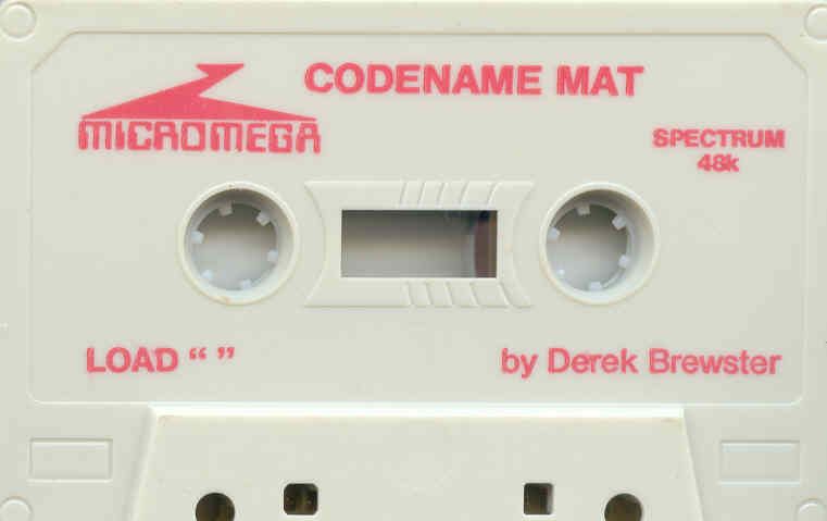 Codename MAT cover or packaging material - MobyGames