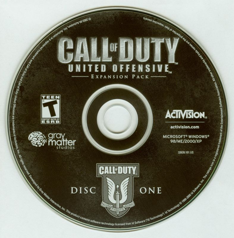 Call of Duty: United Offensive cover or packaging material - MobyGames