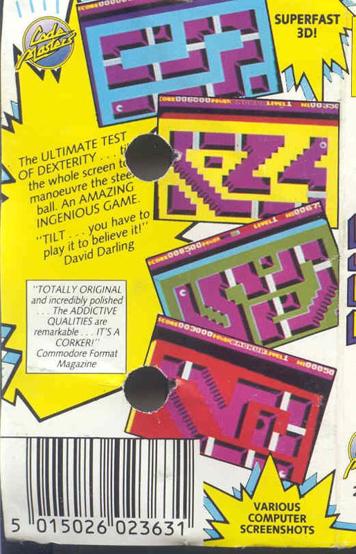 Tilt cover or packaging material - MobyGames