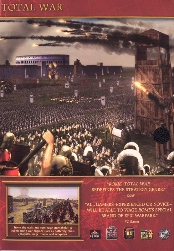 Rome: Total War cover or packaging material - MobyGames