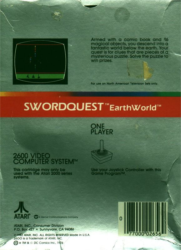 SwordQuest: EarthWorld cover or packaging material - MobyGames