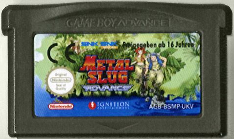 Metal Slug Advance cover or packaging material - MobyGames