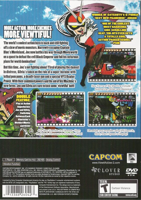 Viewtiful Joe 2 cover or packaging material - MobyGames