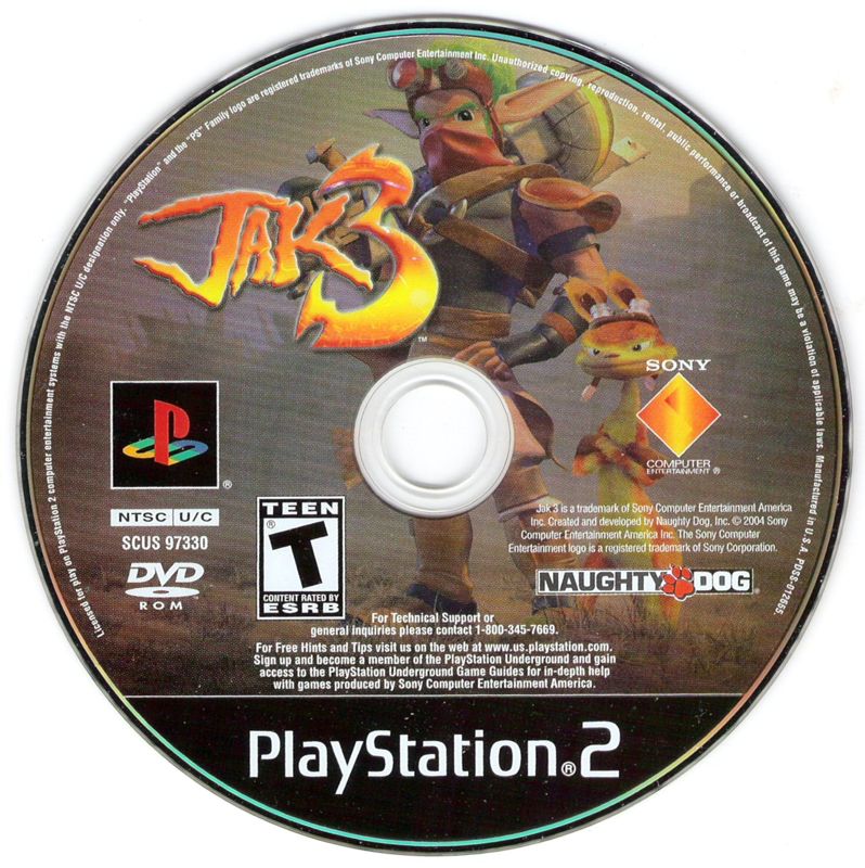 Jak 3 cover or packaging material - MobyGames