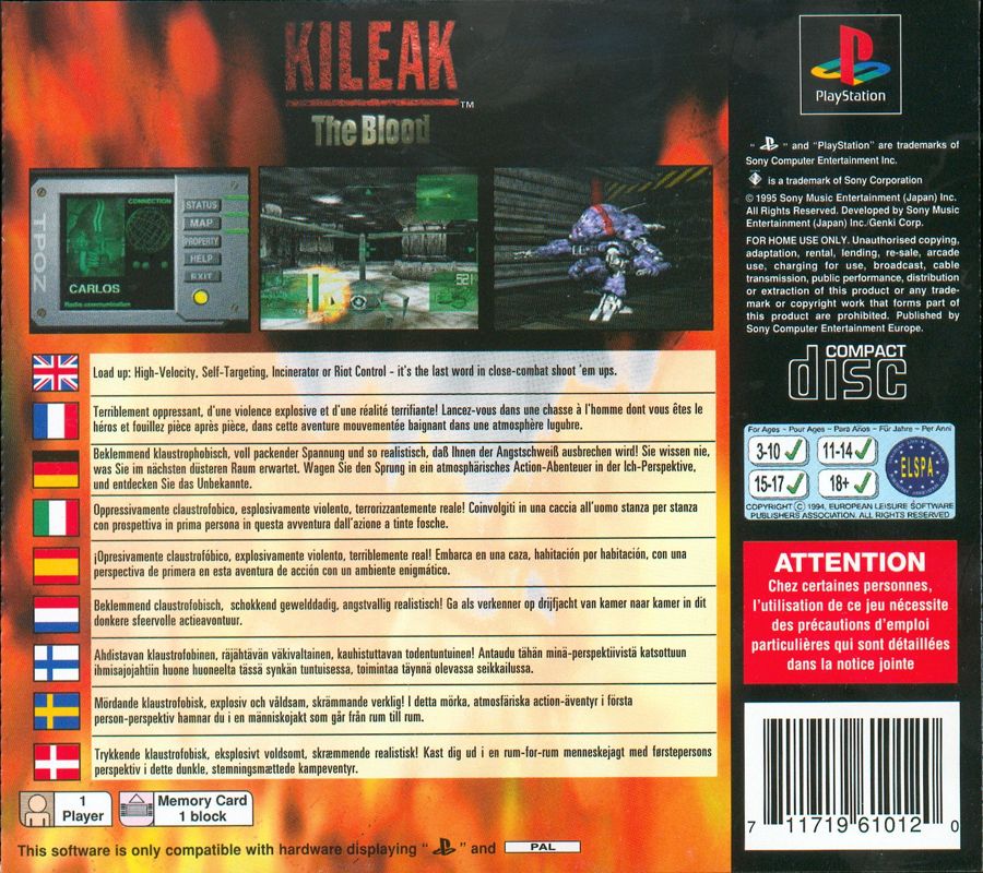 Kileak: The DNA Imperative cover or packaging material - MobyGames